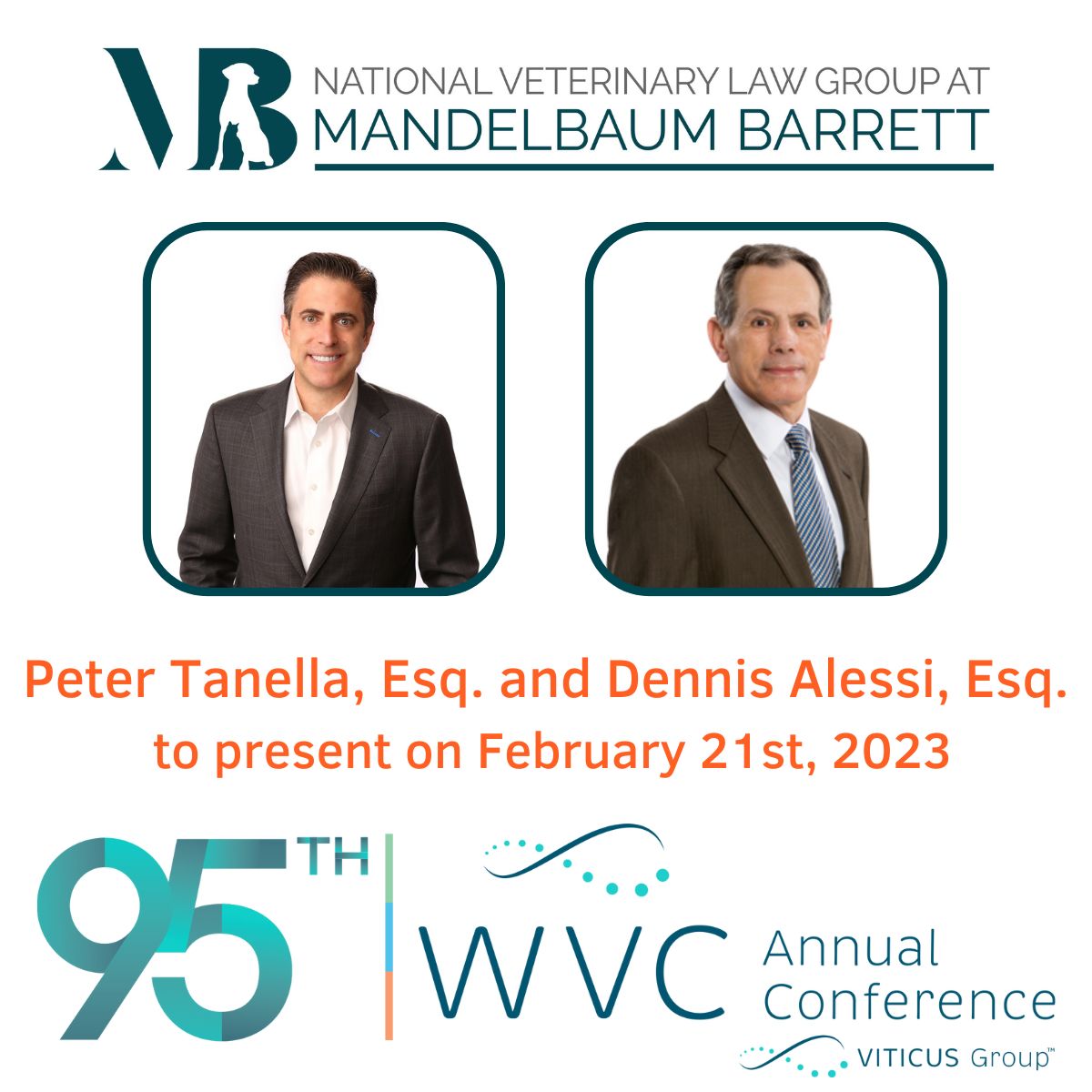 Peter Tanella and Dennis Alessi to Present at WVC 2023 - Mandelbaum ...