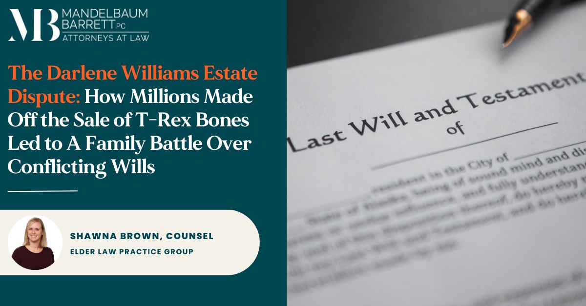 The Darlene Williams Estate Dispute: How Millions Made Off the Sale of T-Rex Bones Led to A ...