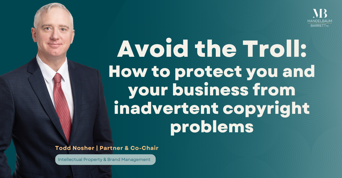 Avoid the troll – How to Protect you and your business from inadvertent ...
