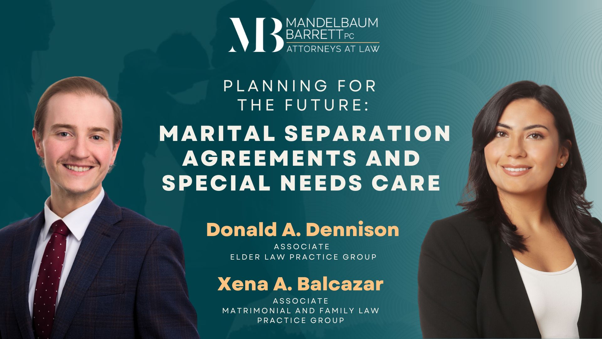 Planning for the Future: Marital Separation Agreements and Special ...